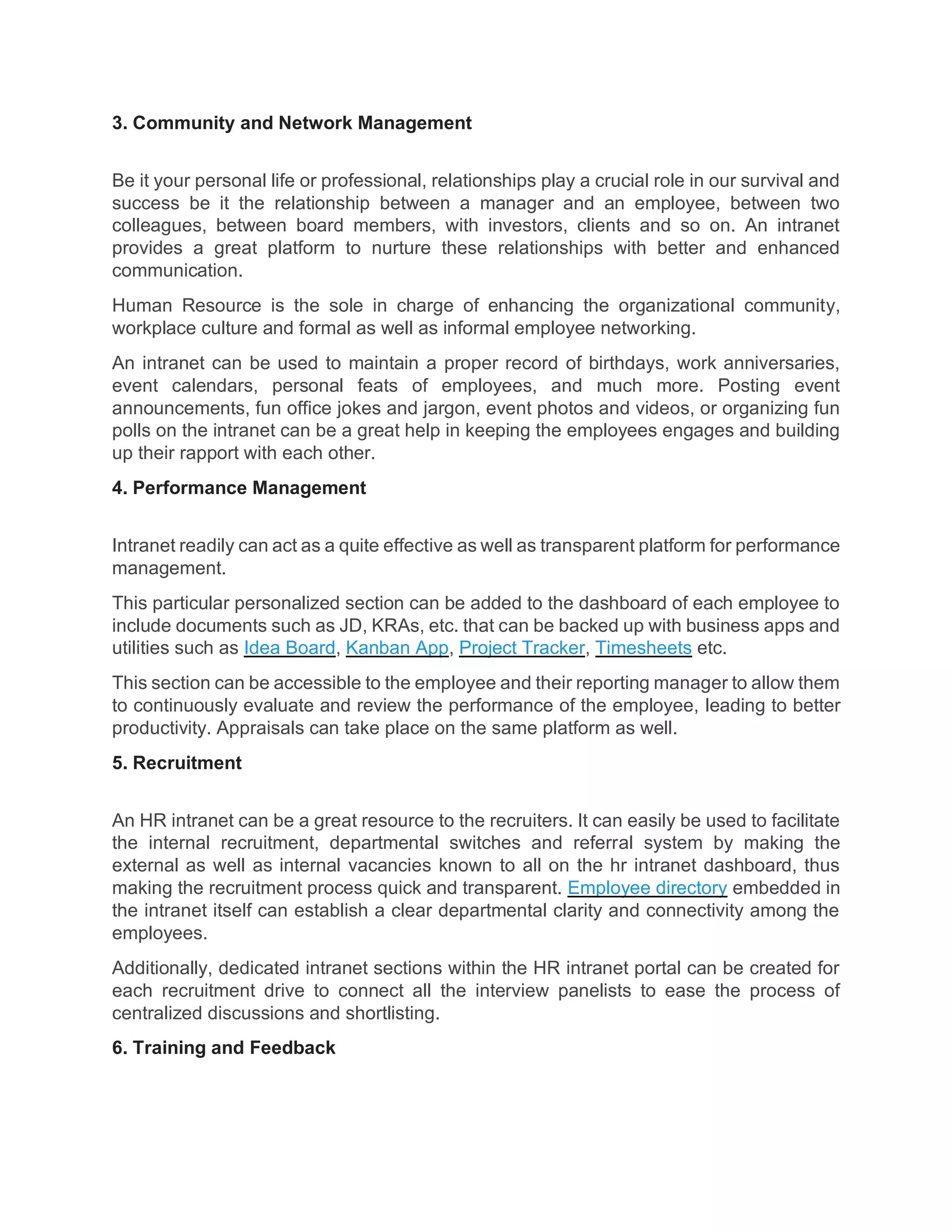 Hr intranet - What is Human Resources Intranet? | PDF