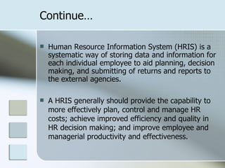 HRIS | PPT
