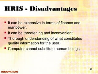 Human Resource Information System - HRIS | PPT