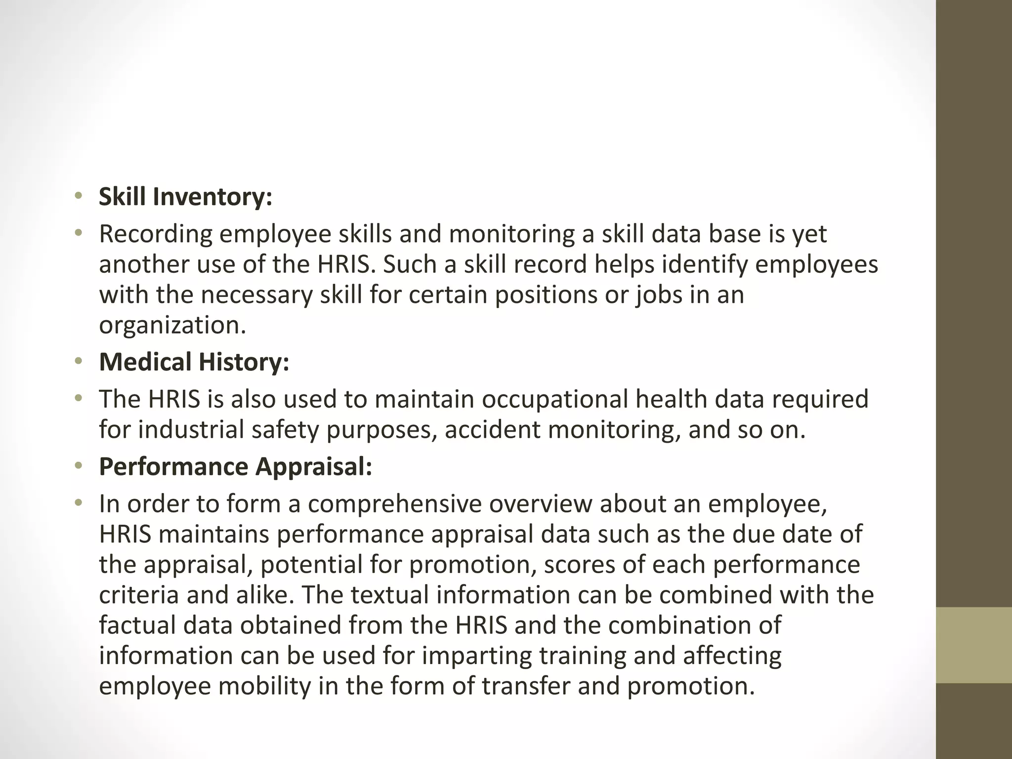 Human Resource Information System | PPTX