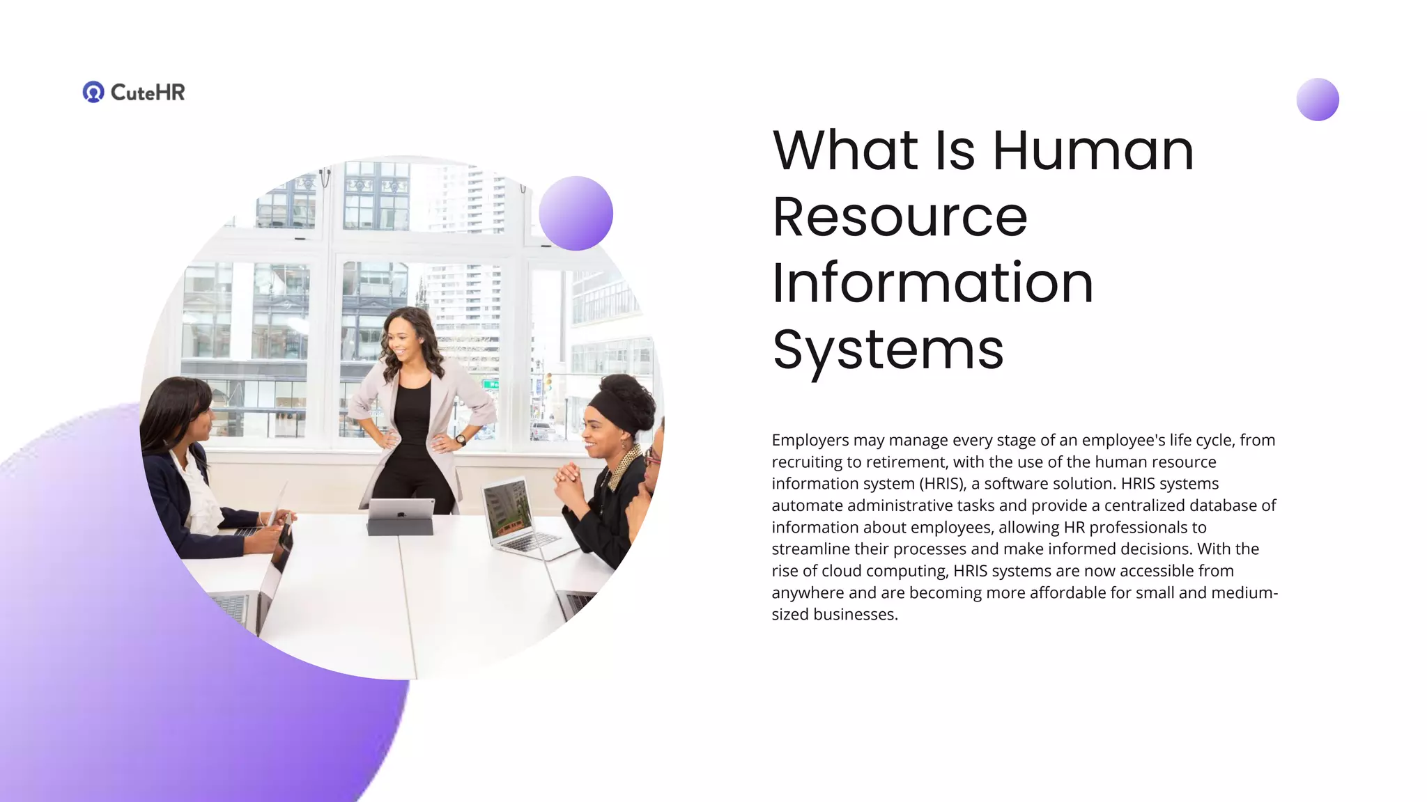 HRIS Types And Benefits | PPTX