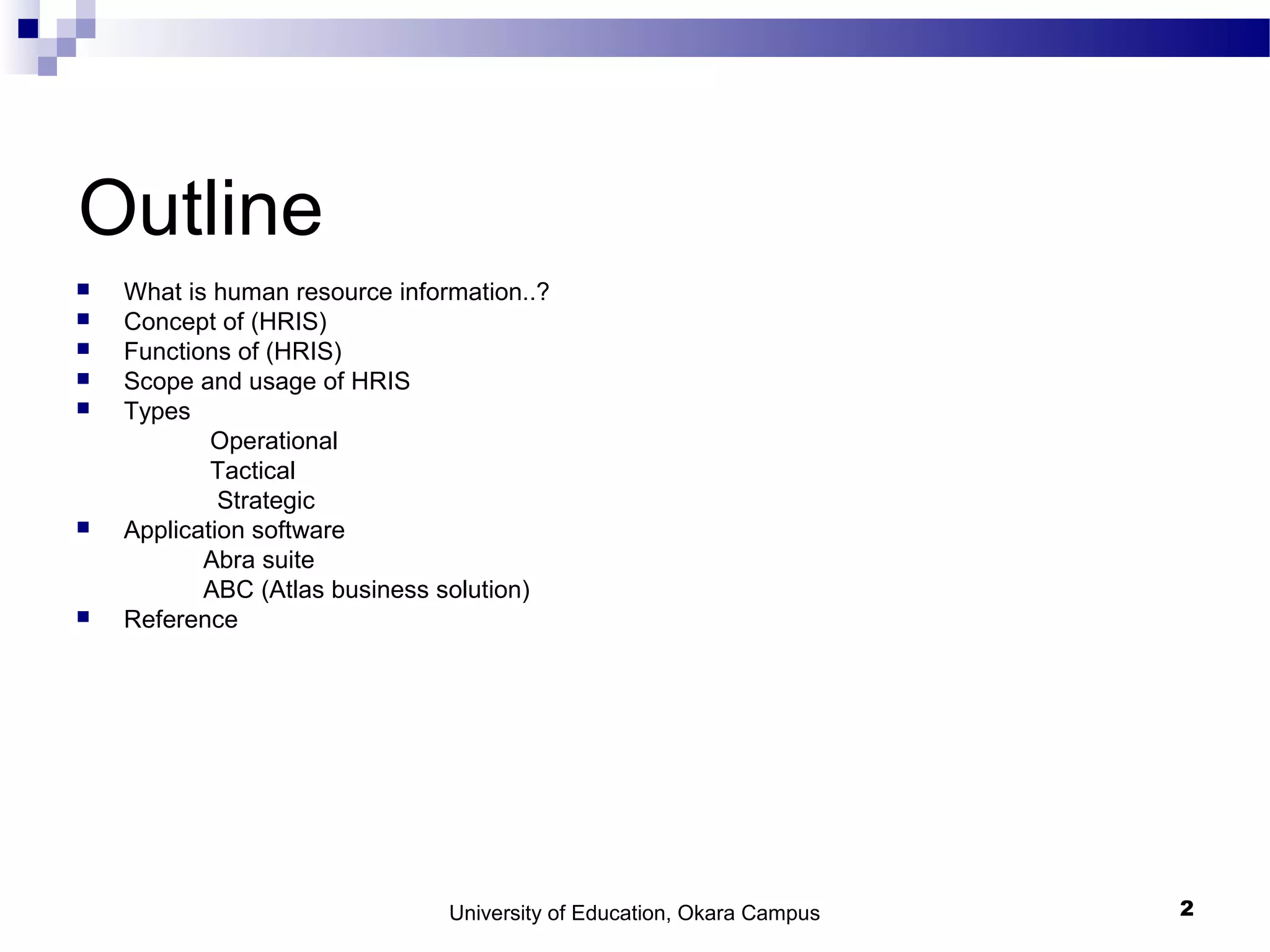 Hris and its application software (Human Resource Information System) | PPT