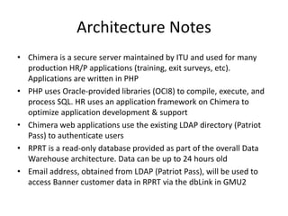 Hris architecture | PPTX