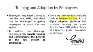 HRIS _ Common Problems in Adoption and How to Overcome | PPT