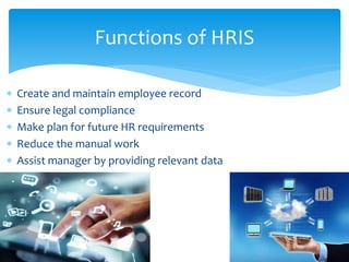 Introduction To HRIS ( Human Resource Information System ) | PPTX ...