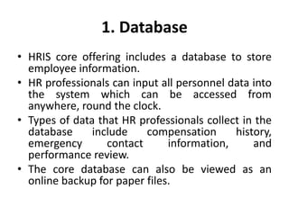 HRIS for mba students | PPTX