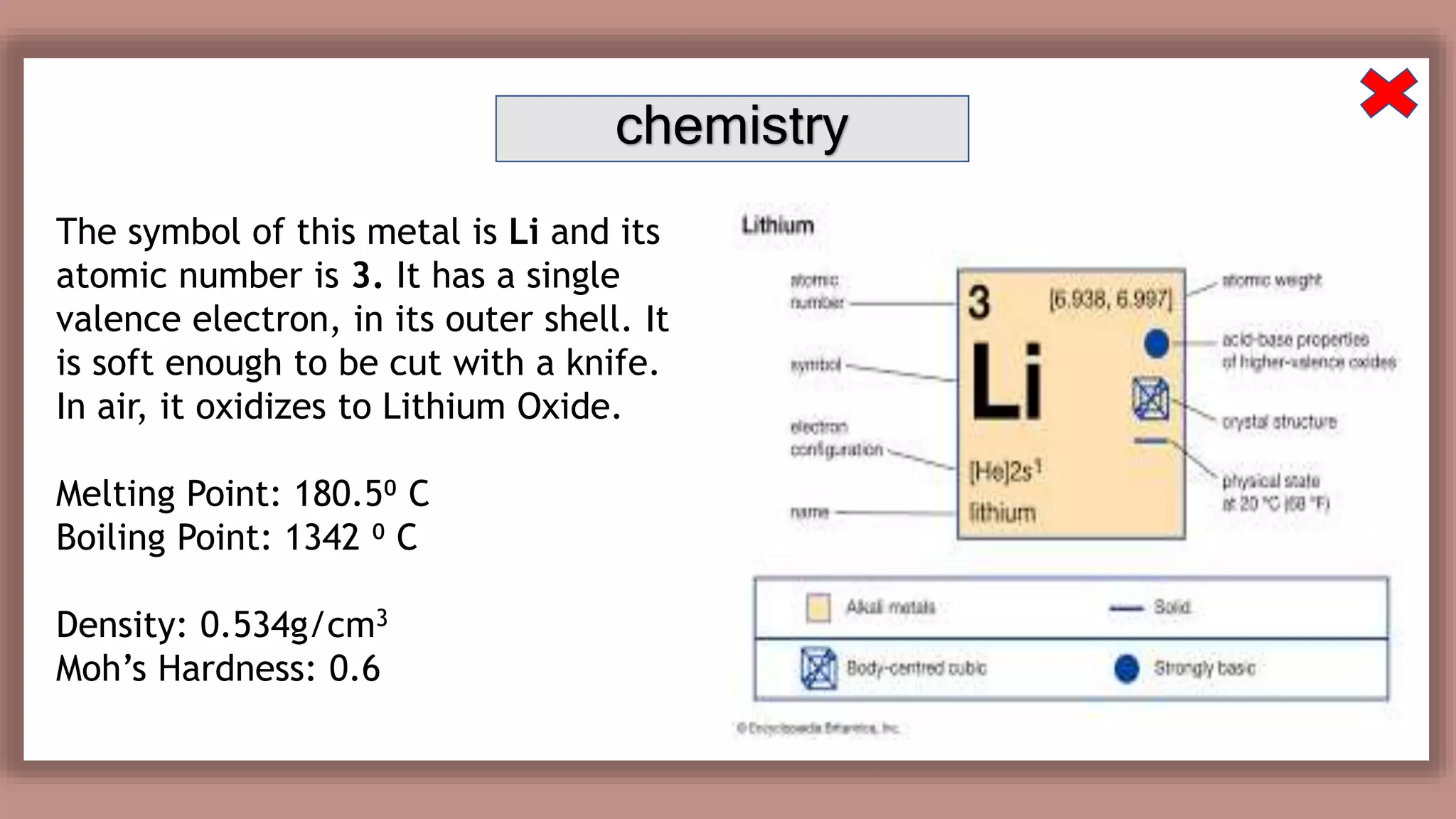 Lithium: Present and Future | PPTX