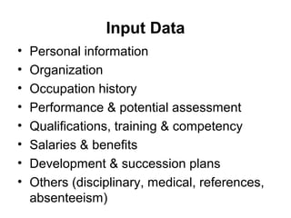 Human Resource Information System and Human Resource Planning | PPT