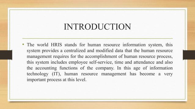HRIS Implementation Proposal For A Textile Company | PPTX
