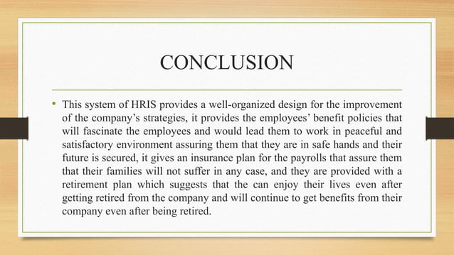 HRIS Implementation Proposal For A Textile Company | PPTX