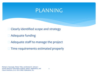 HRIS Implementation and Change Management | PPTX