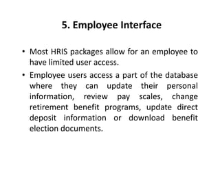 HRIS notes for MBA Students | PPT