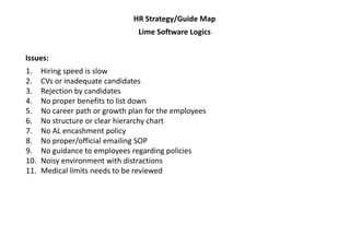 HR Issues and Guide | PPT