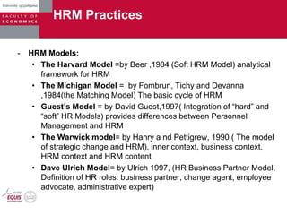 Human resource management model of the National Bank of Republic of ...