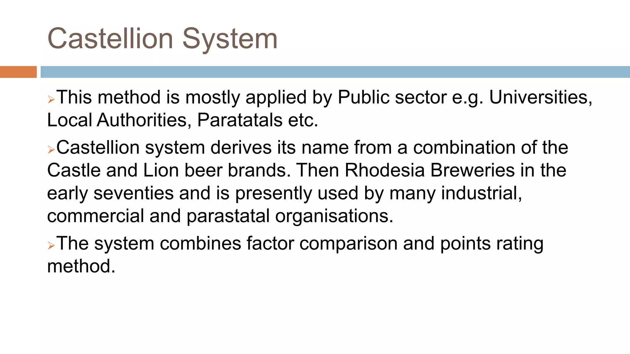 HR Job evaluation.pptx | Business Administration | Business