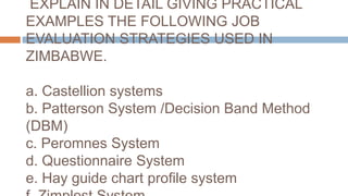 HR Job evaluation.pptx | Business Administration | Business