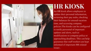 HR Kiosk | PPTX