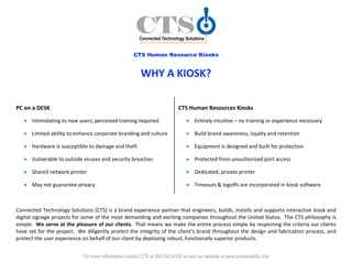 Hr Kiosks Brochure | PPT