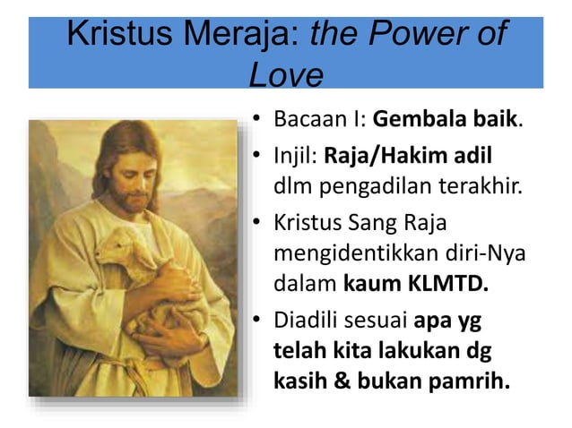 Hr kristus raja a (22-23 nov 2014) | PPT
