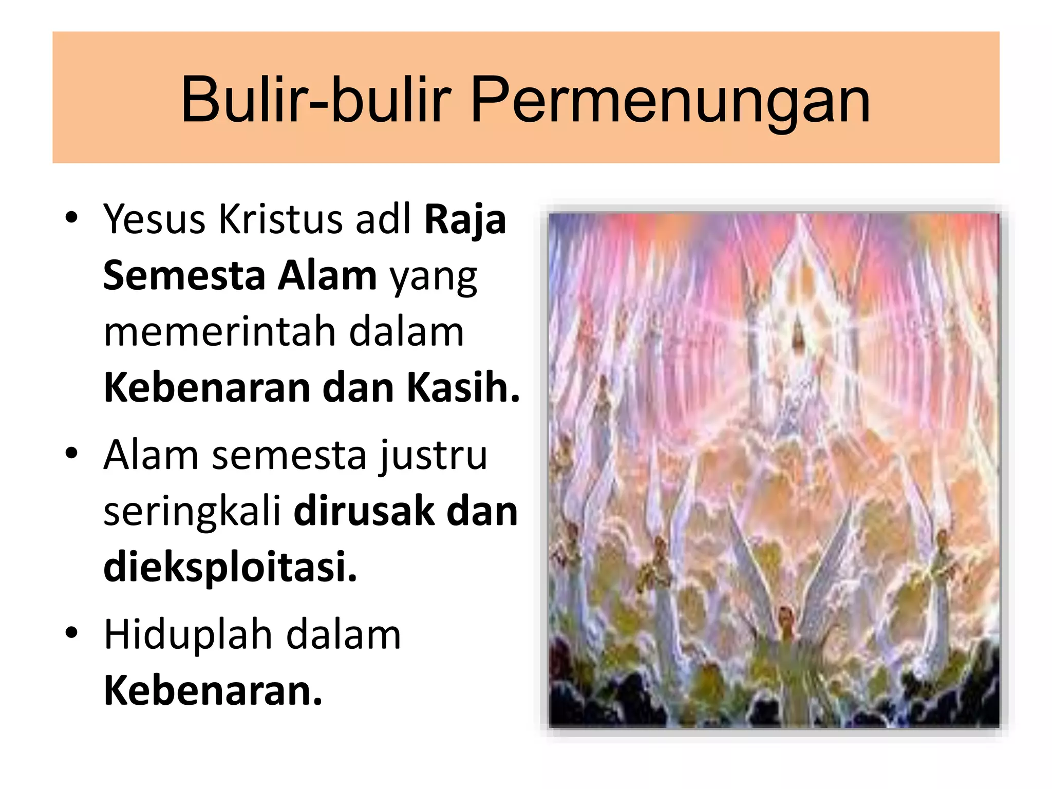 Hr kristus raja b (22 nov 2015) | PPTX