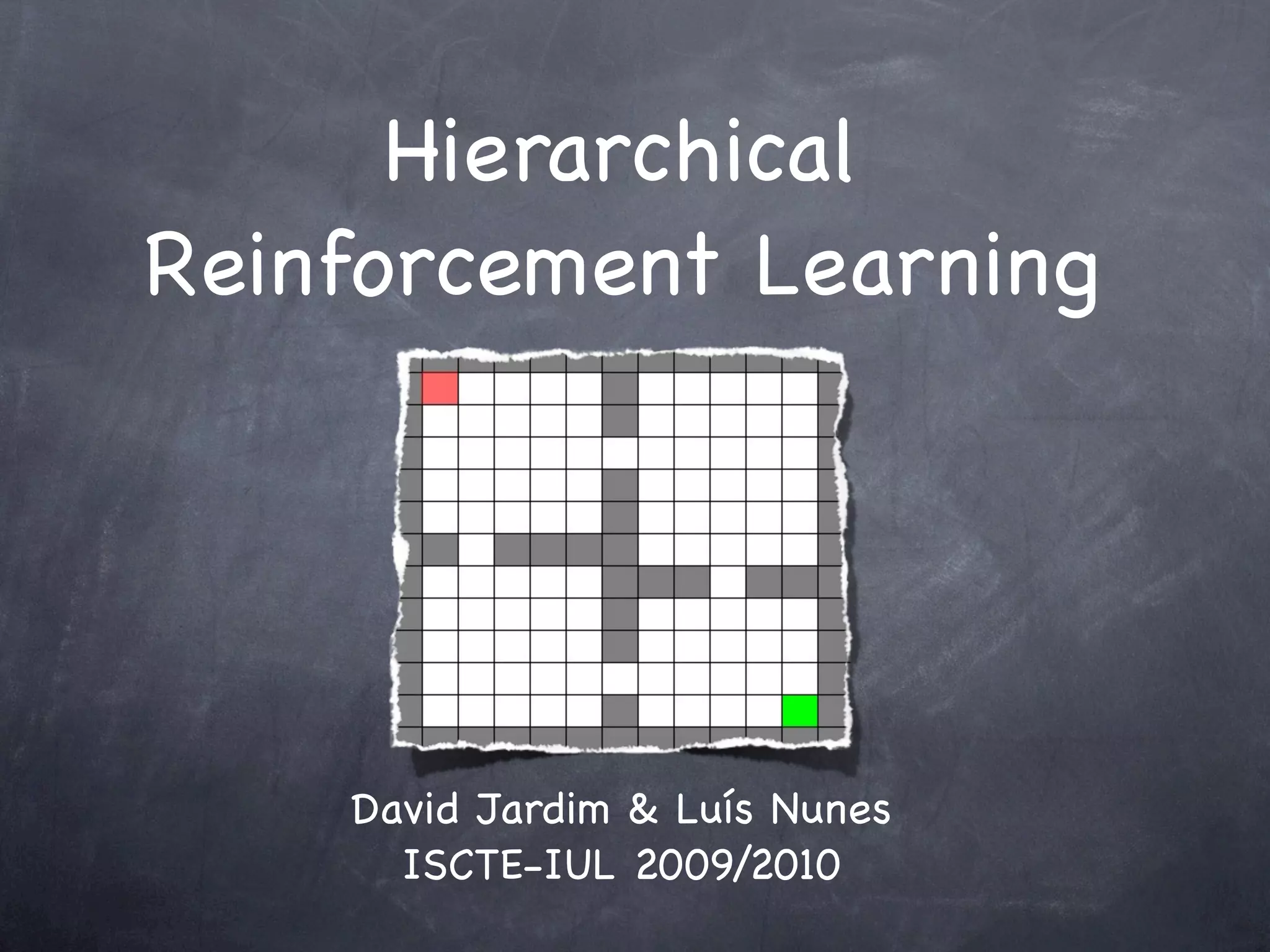 Hierarchical Reinforcement Learning | KEY