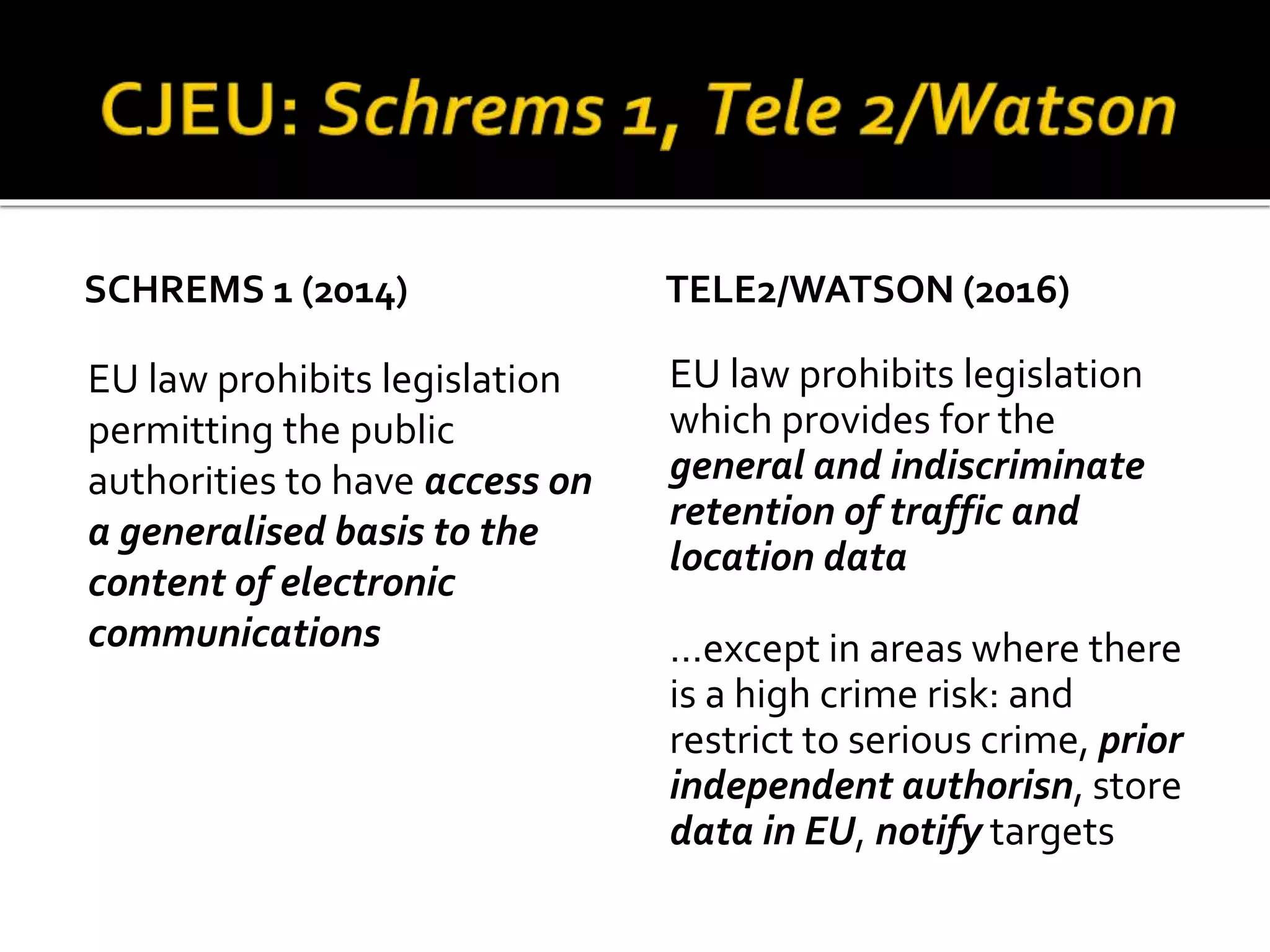 Human rights and the future of surveillance - Lord Anderson QC | PPT
