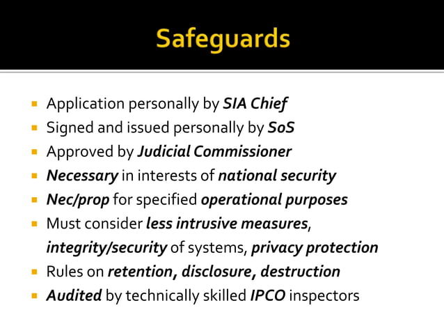 Human rights and the future of surveillance - Lord Anderson QC | PPT