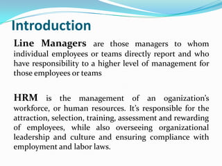 Hr – line relationship vincent (1263620056) | PPTX