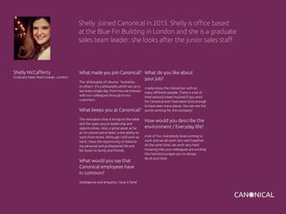 Why working in Sales at Canonical is great! | PDF