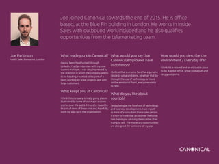 Why working in Sales at Canonical is great! | PDF