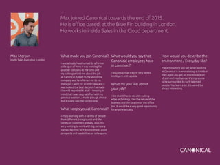 Why working in Sales at Canonical is great! | PDF