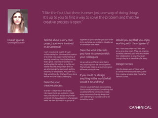 Why does our Design team love working at Canonical | PDF