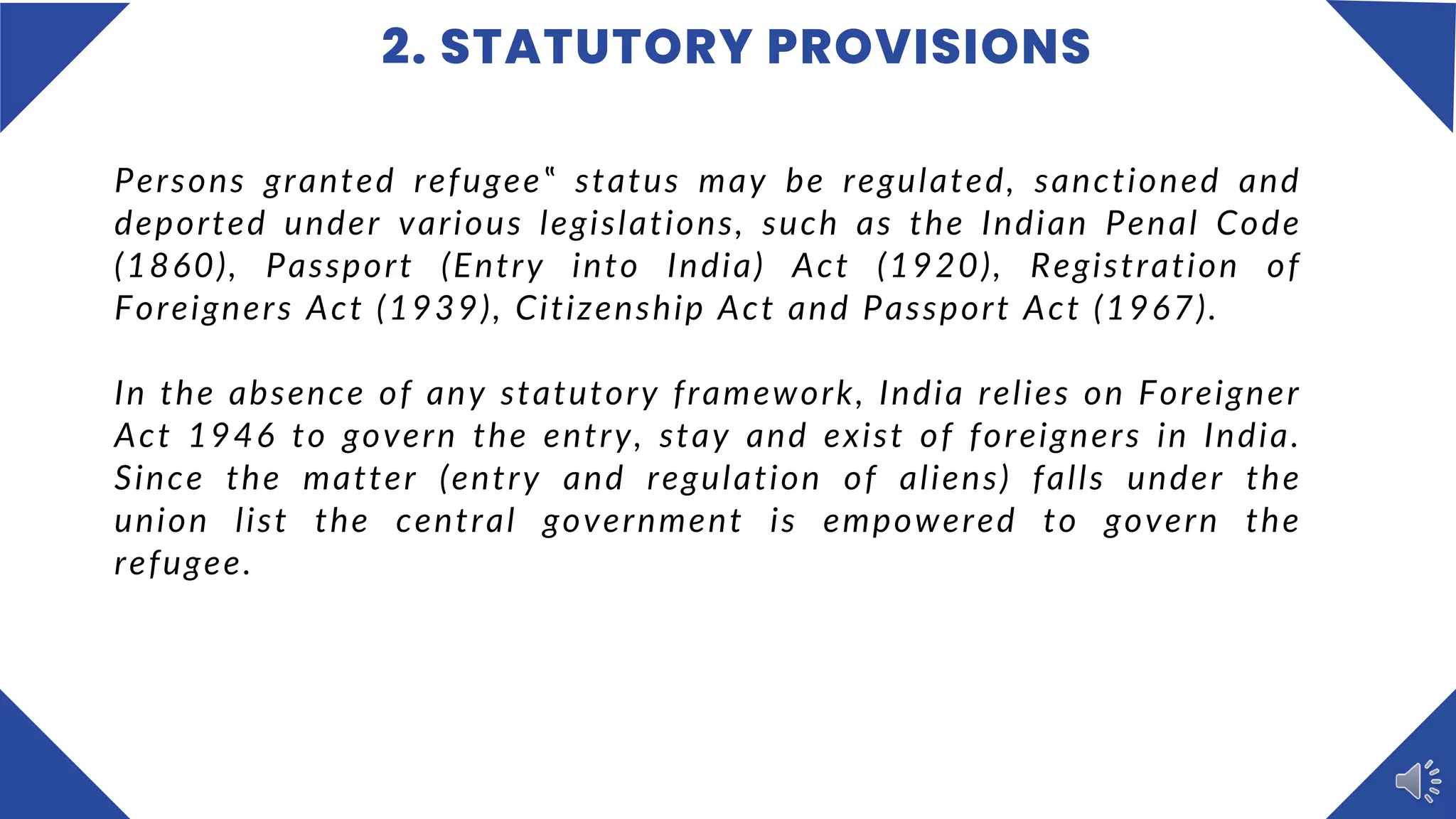 humanitarian and refugge law | PPTX