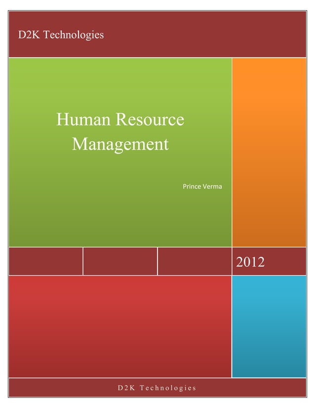 Human Resource Management | PDF