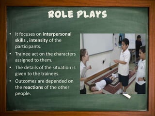 Traditional training methods | PPTX