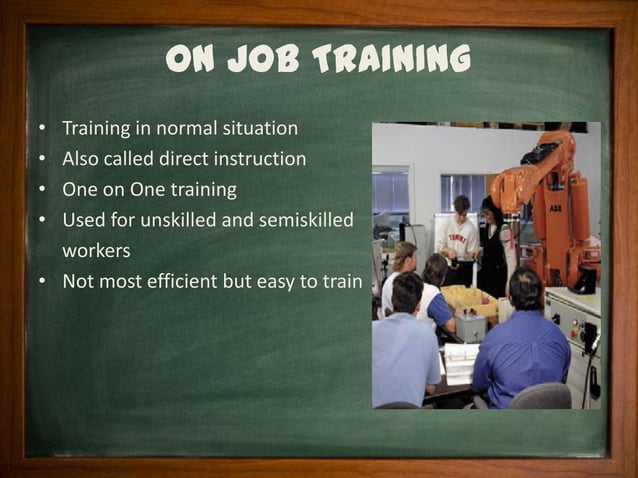 Traditional training methods | PPTX | Workshops and Classes | Hobbies ...