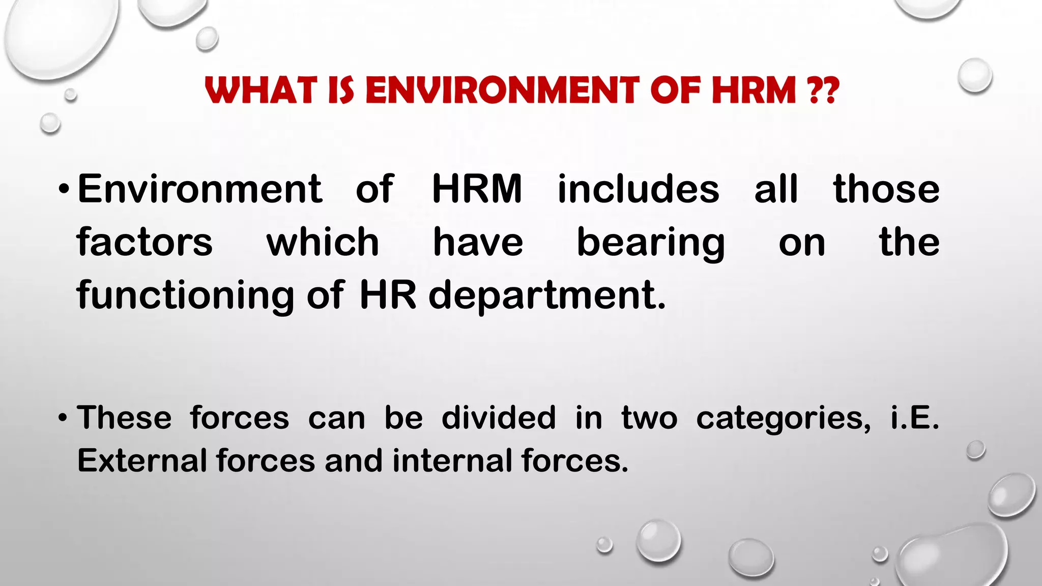 Hrm in changing environment | PPTX | Human Resources | Business