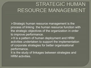 SHRM, Green HRM and IHRM | PPTX