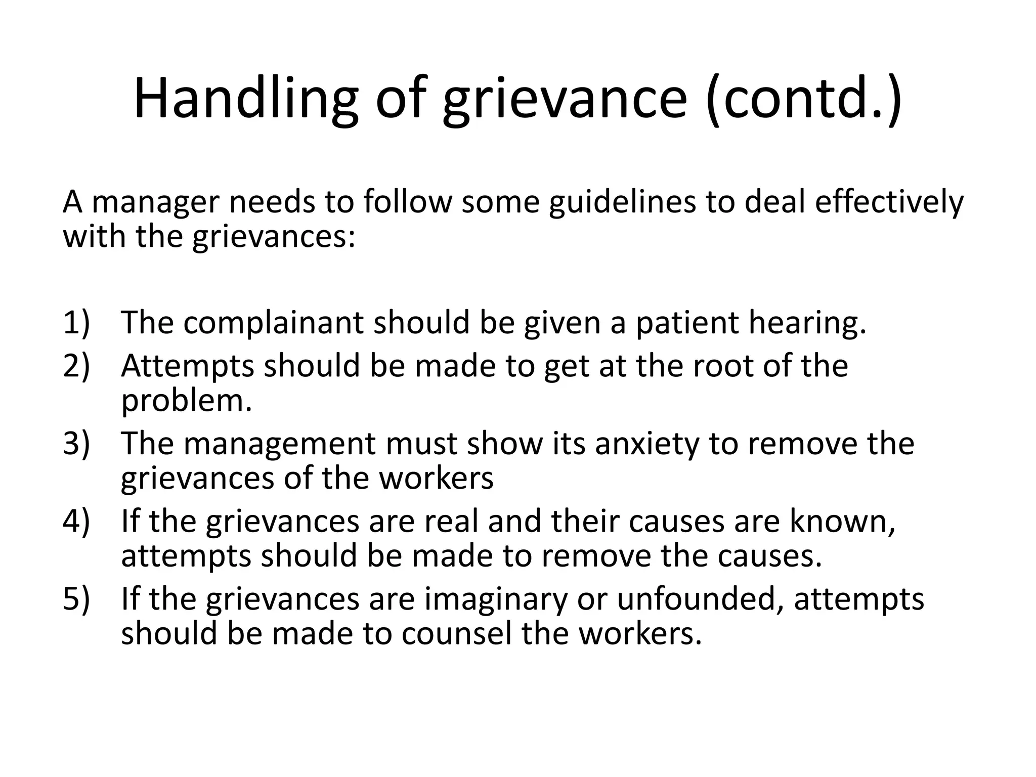 HRM: EMPLOYEE GRIEVANCE AND REDRESSAL | PPTX