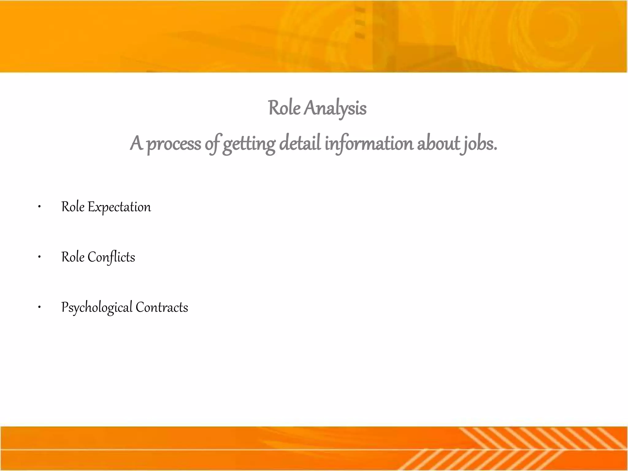 Role Analysis | PPTX