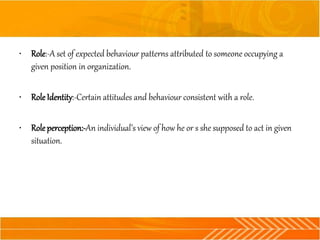 Role Analysis | PPTX