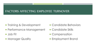 Employee Turnover | PPTX