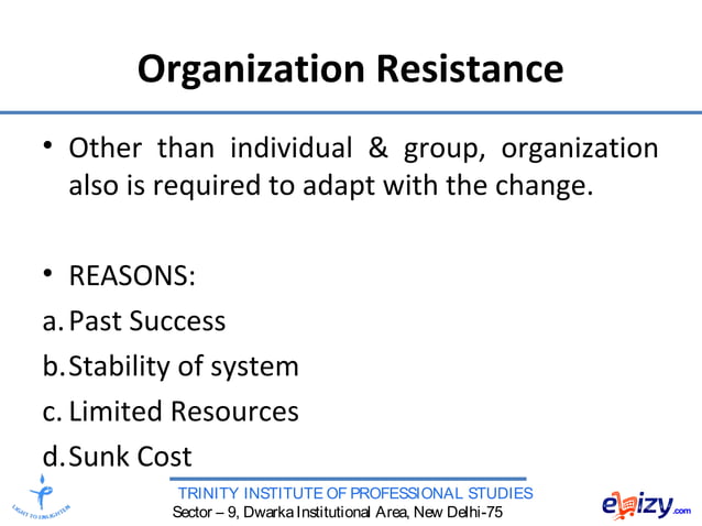 HRM- Organization Change Resistance | PPT