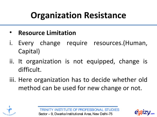 HRM- Organization Change Resistance | PPT