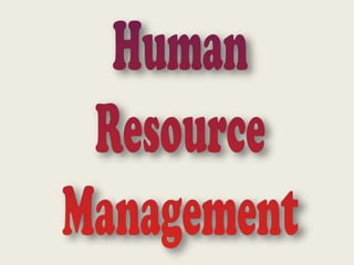 Overview of HRM & HRD | PPSX