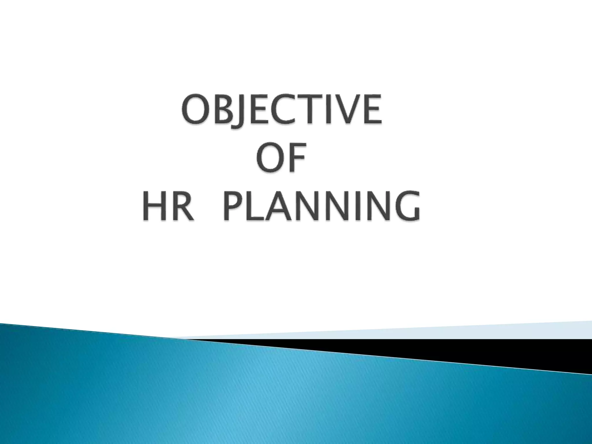 Hr Planning Ppt