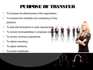 Transfer Types and Policies of Transfer | PPT