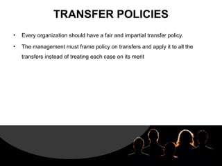 Transfer Types and Policies of Transfer | PPT