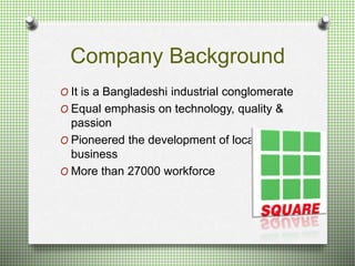 presentation on square group on management course | PPTX