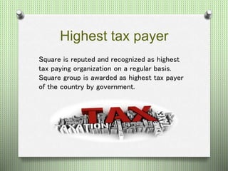 presentation on square group on management course | PPT
